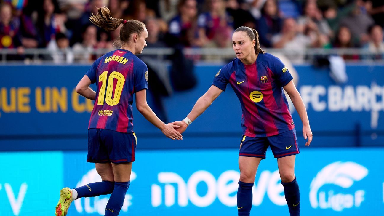 Barcelona vs Benfica: alineaciones, J5 Champions Femenina - ESPN
