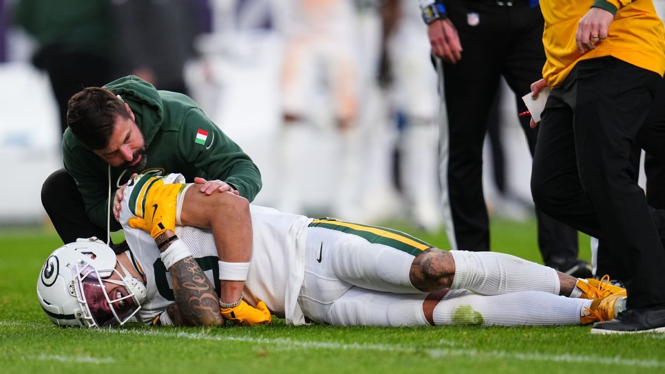 Christian Watson, Packers, sin lesión grave: fuentes - ESPN