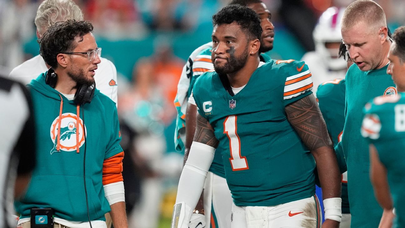 Dolphins: coach Mike McDaniel contempla cambio de quarterback - ESPN