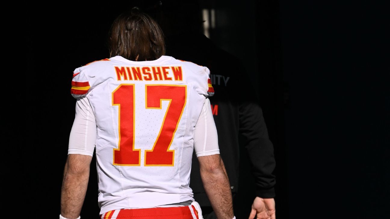 Gardner Minshew, Chiefs, se lesiona contra Titans - ESPN
