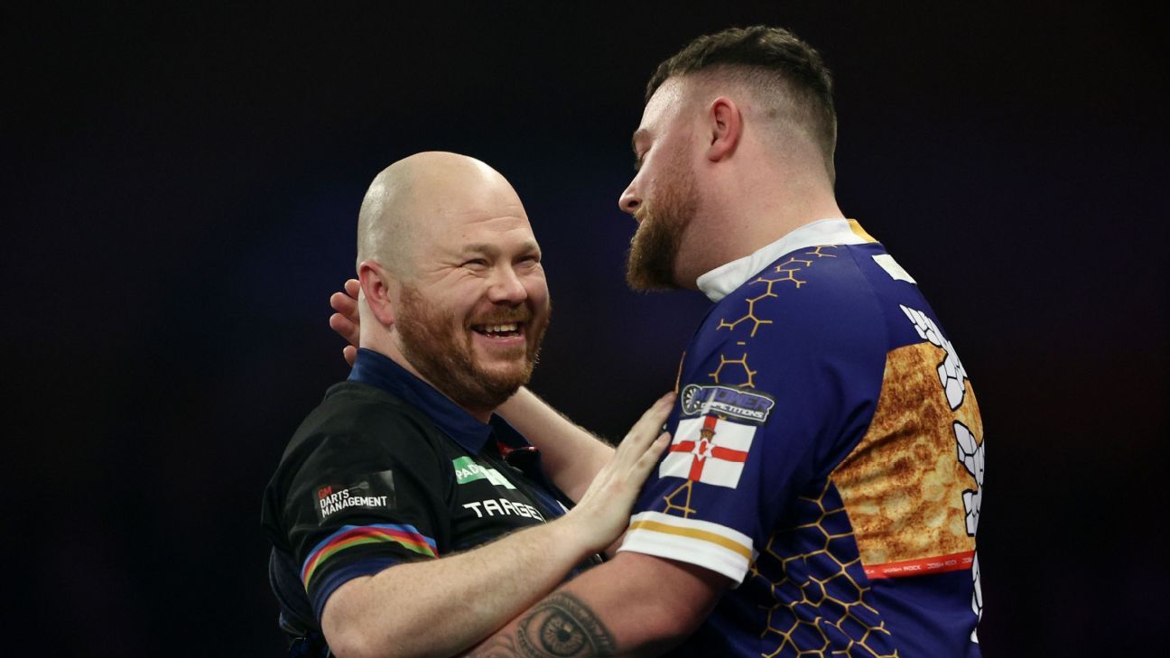 World Darts Championship: Justin Hood closes in on Chinese restaurant ...