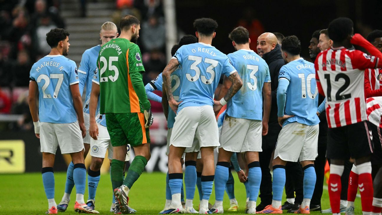 Com Savinho titular, City empata com o Sunderland e vê Arsenal ampliar ...