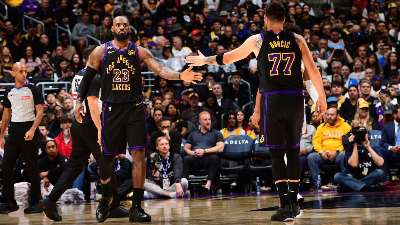 Doncic y LeBron se lucieron en los Lakers, el Thunder arrasó y los ...