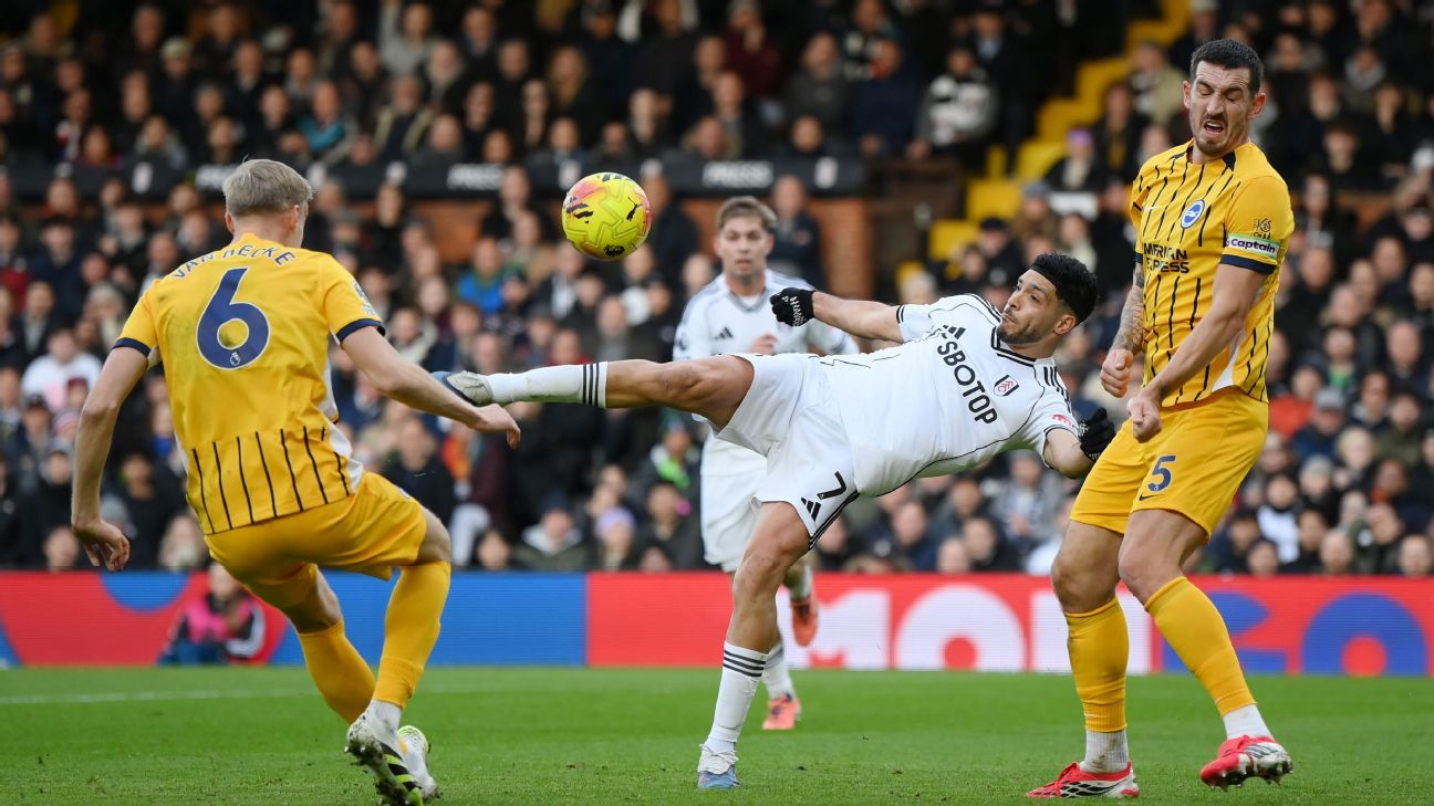 Fulham, con Raúl Jiménez, consiguió agónico triunfo ante Brighton - ESPN