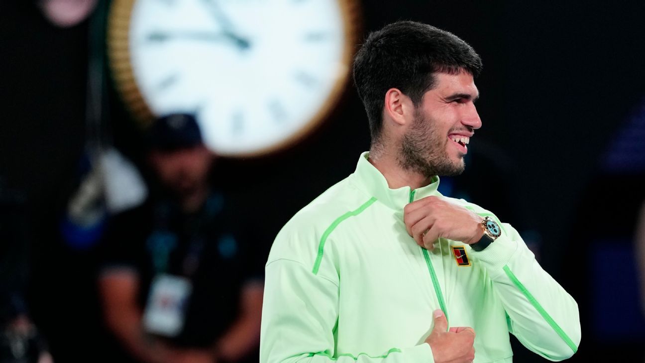 La misteriosa firma de Alcaraz tras vencer a De Miñaur en el Australian ...