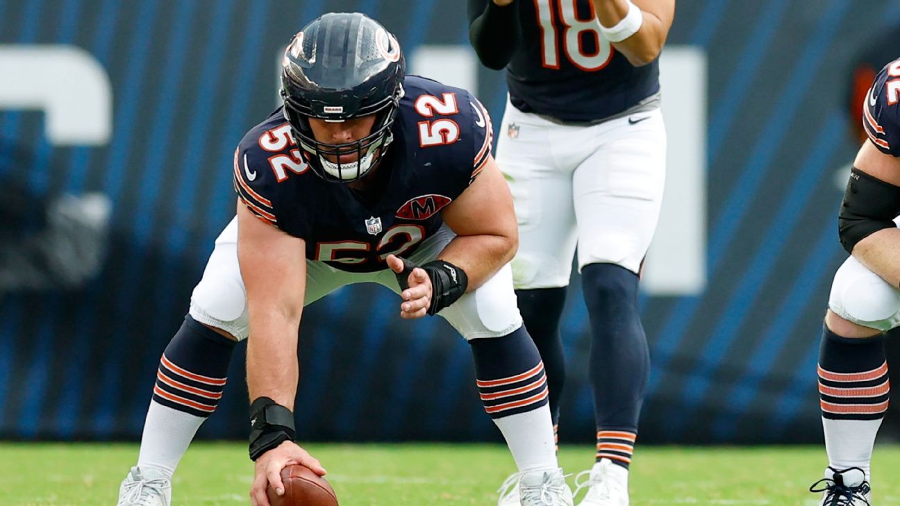 Bears must rethink O-line after Dalman's shocking retirement - ESPN