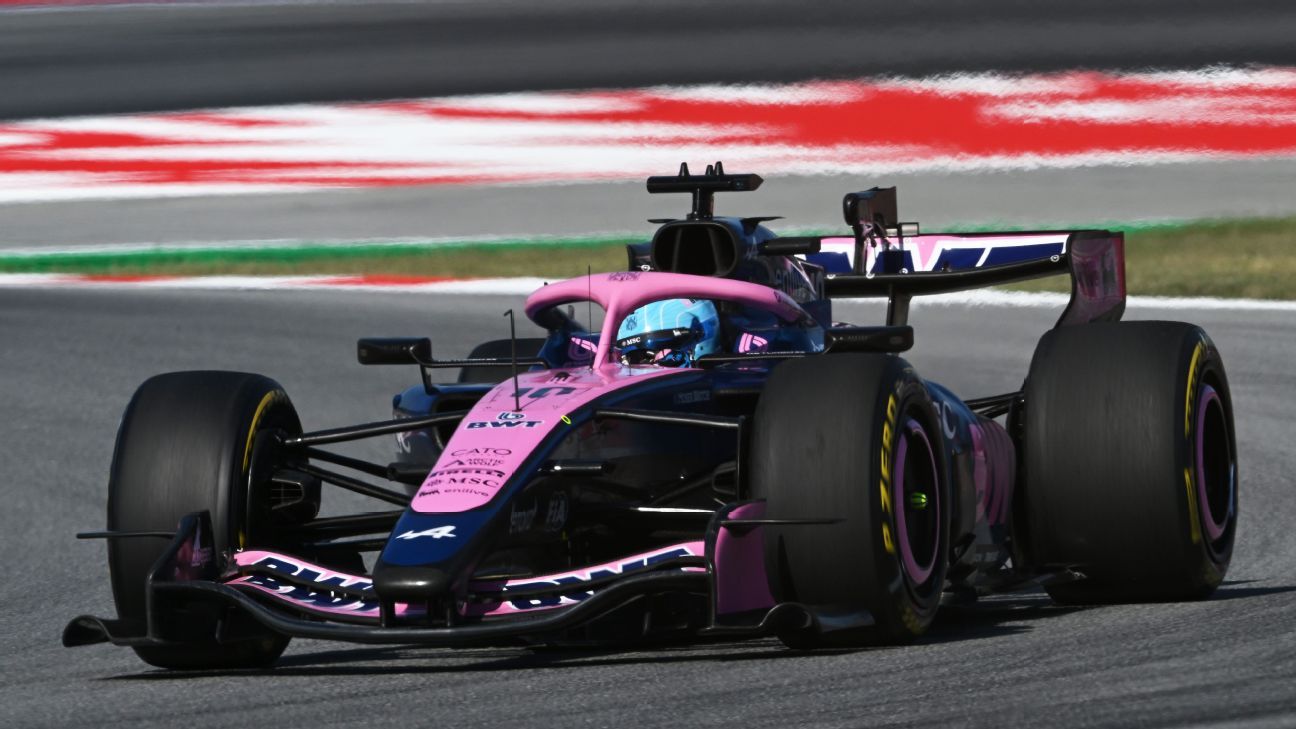 Alpine va por la recuperación en Barcelona y cambia un auto - ESPN