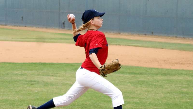 espnW -- Girls get the diamond all to themselves during a three-team ...
